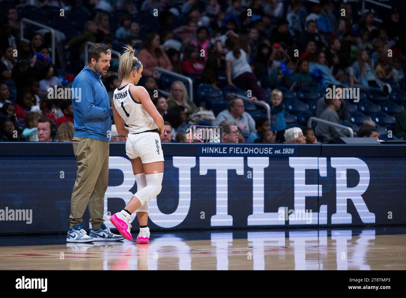 INDIANAPOLIS, IN - NOVEMBER 20: Butler Bulldogs guard Karsyn Norman (1 ...