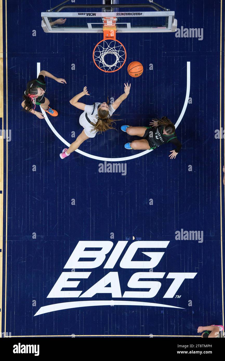 INDIANAPOLIS, IN - NOVEMBER 20: Butler Bulldogs forward Lilly Stoddard ...