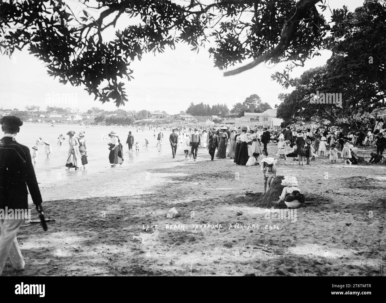 Lake Beach, Takapuna, View of Lake Beach, Takapuna (now known as ...