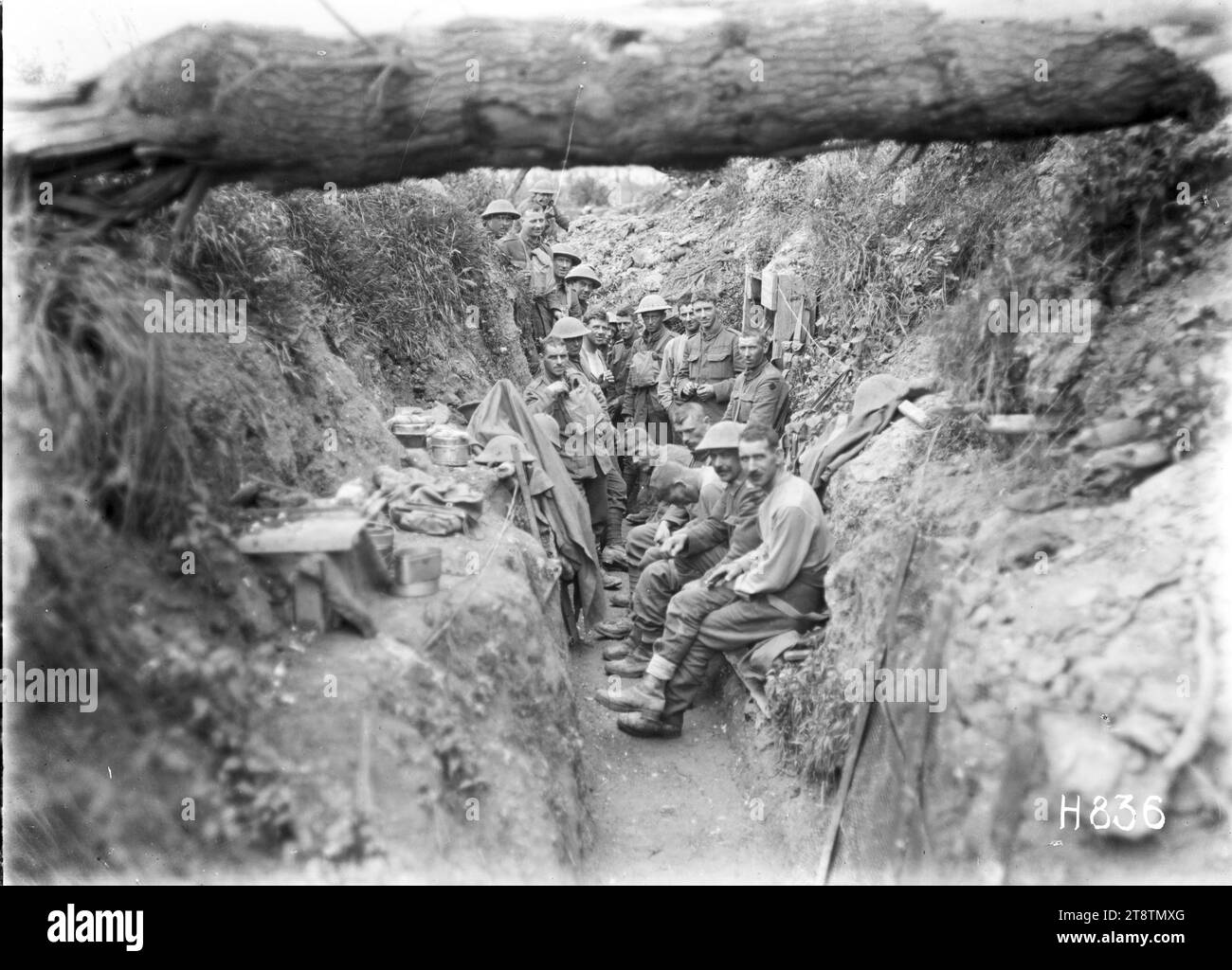 Germantrenchandbunker World War I Trench Warfare A Trench Of First