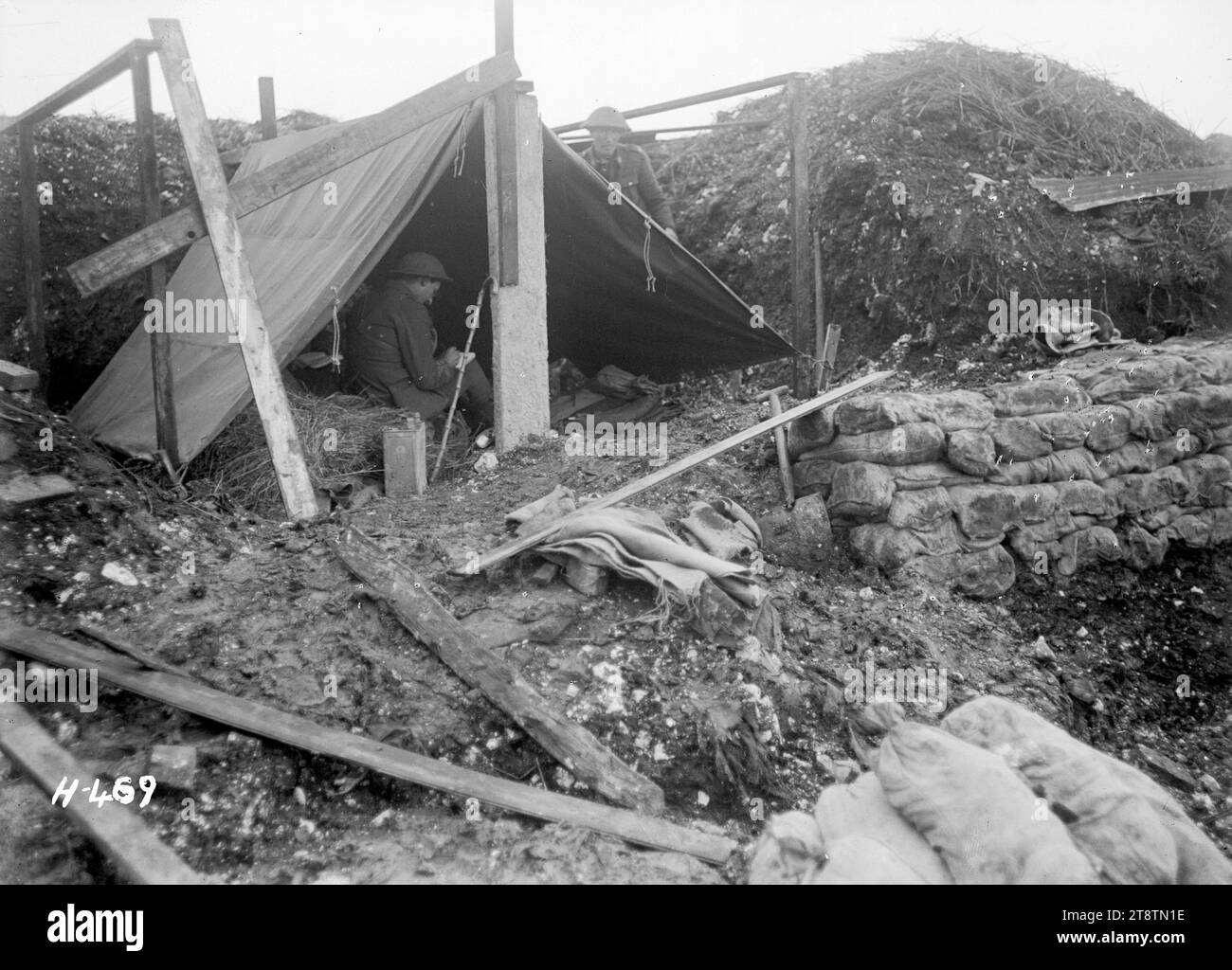 The Commanding Officer of a Wellington, New Zealand Regiment in his ...