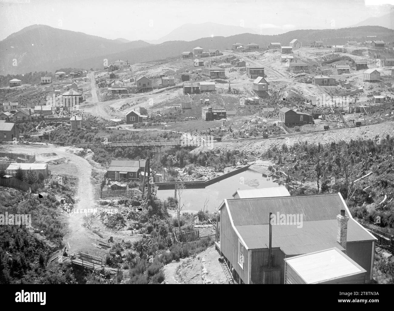 Millerton settlement, Millerton township Stock Photo - Alamy