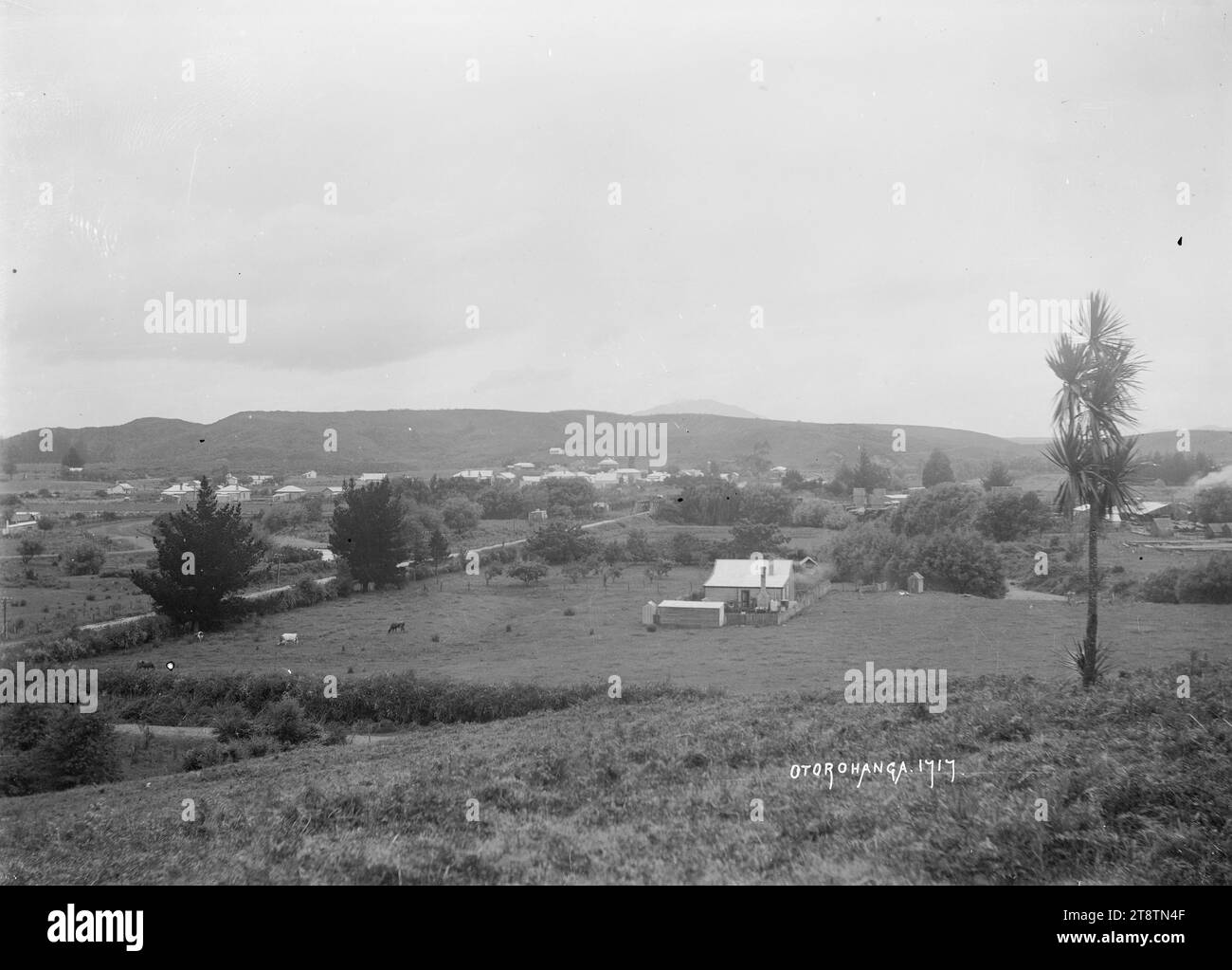 View of Otorohanga township, View of Otorohanga Stock Photo - Alamy