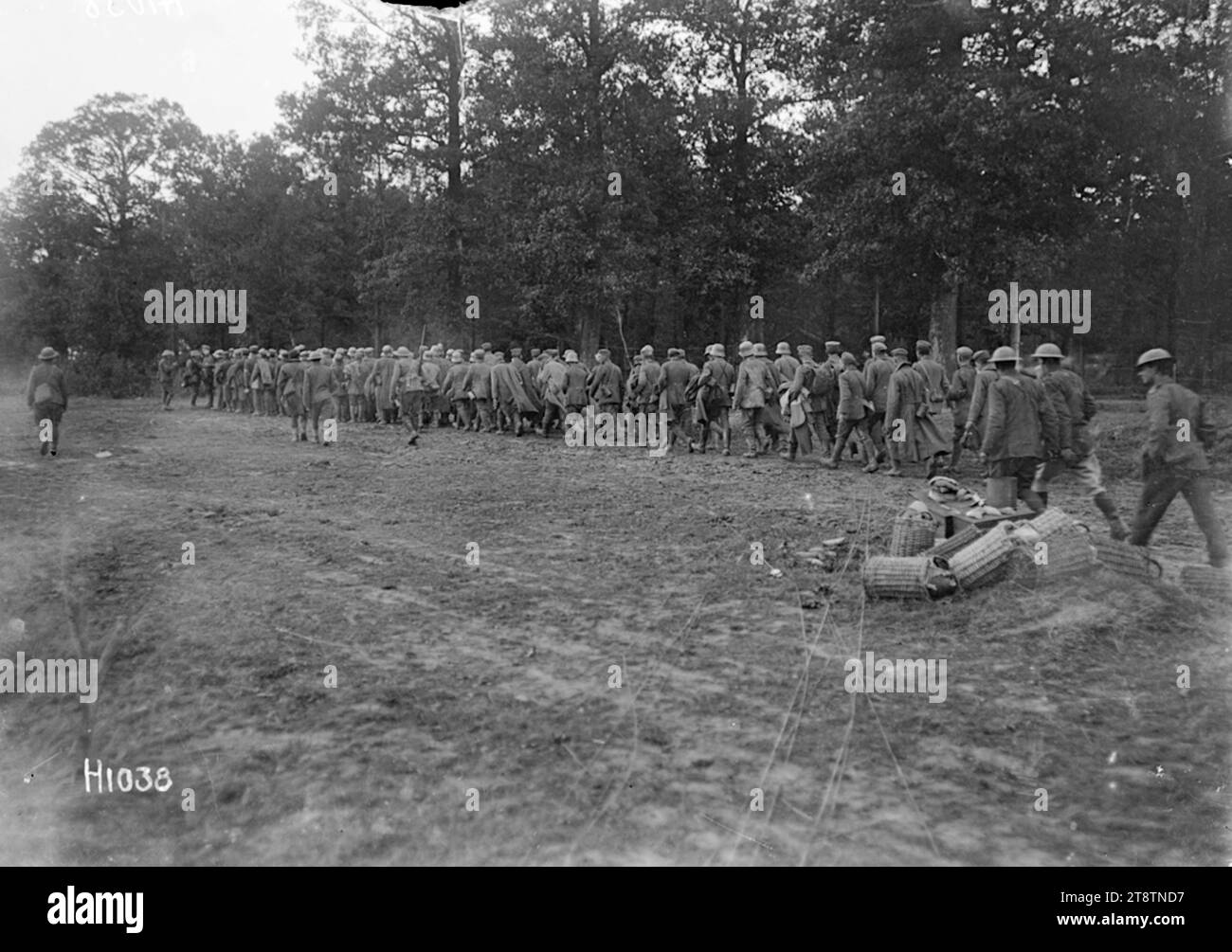 Jaeger regiment passing havrincourt wood hi-res stock photography and ...