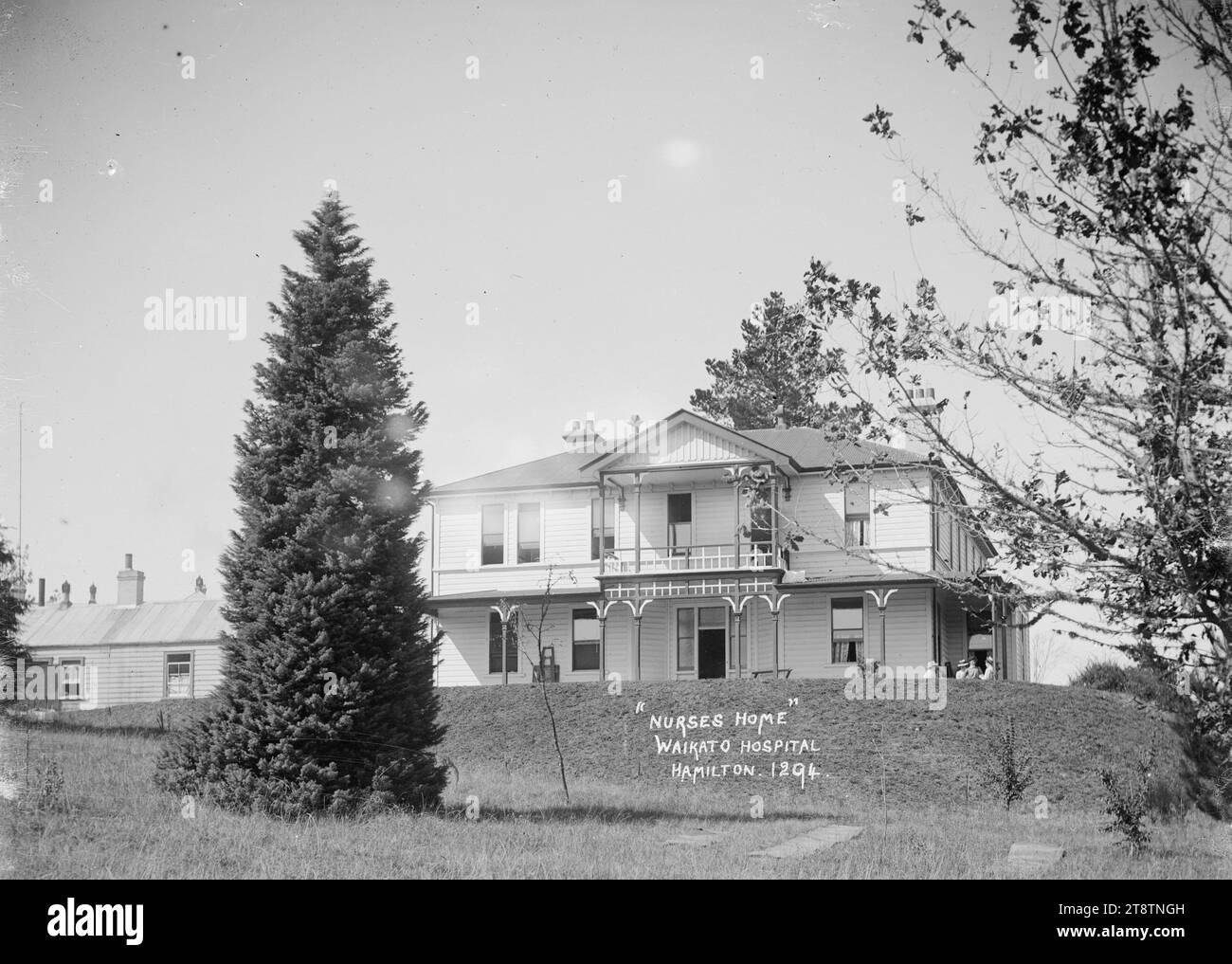Nurses' Home, Waikato Hospital, Hamilton, View of the Nurses' Home at ...