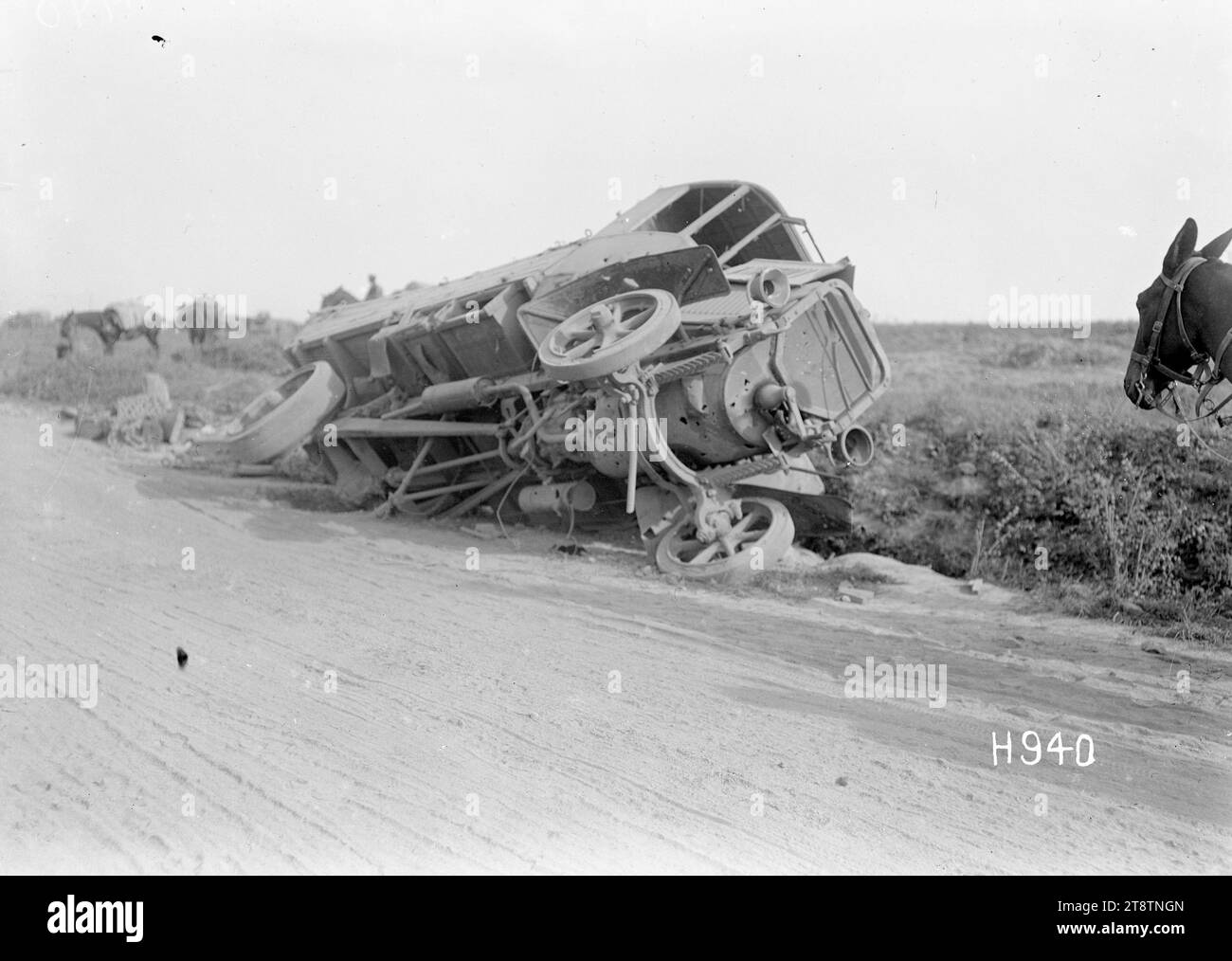 German motor lorry lying hi-res stock photography and images - Alamy