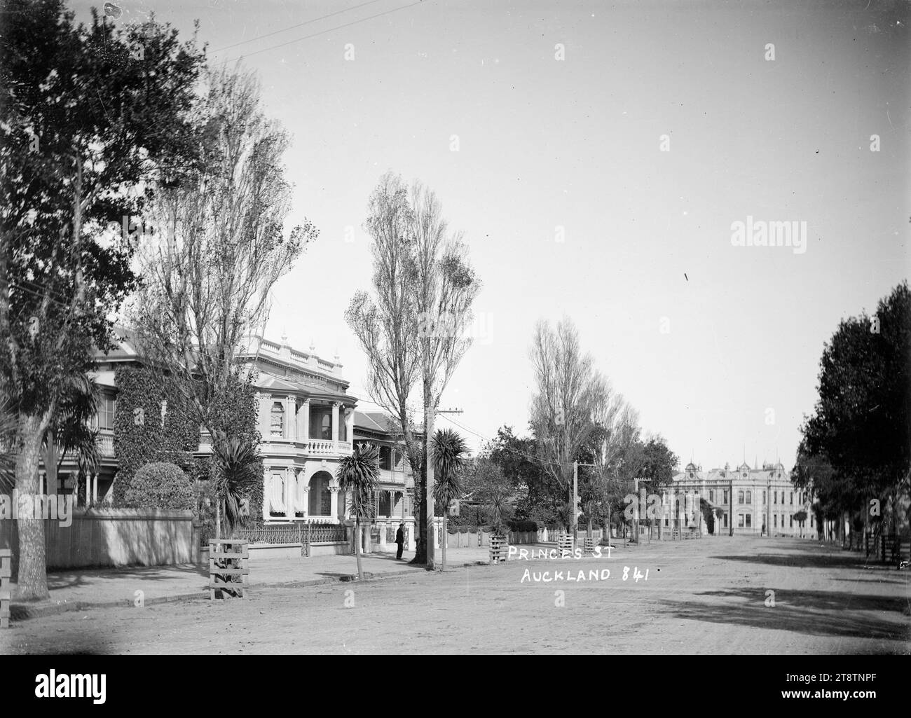 View of Princes Street, Auckland, New Zealand, View of Princes Street ...
