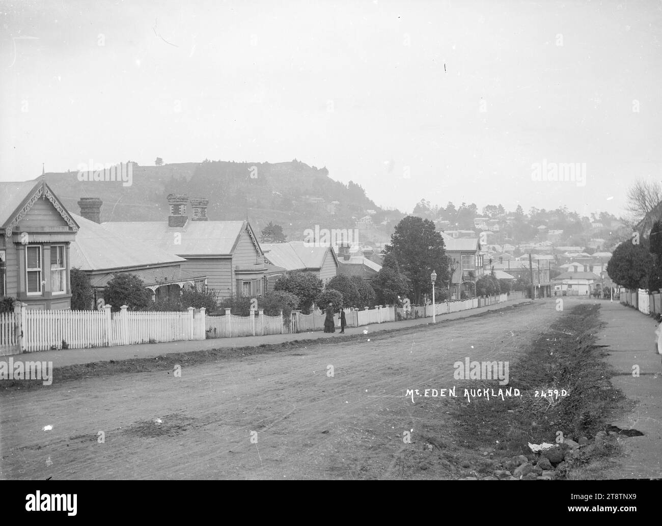 Burleigh Street, Mount Eden, Auckland, New Zealand, A view looking ...