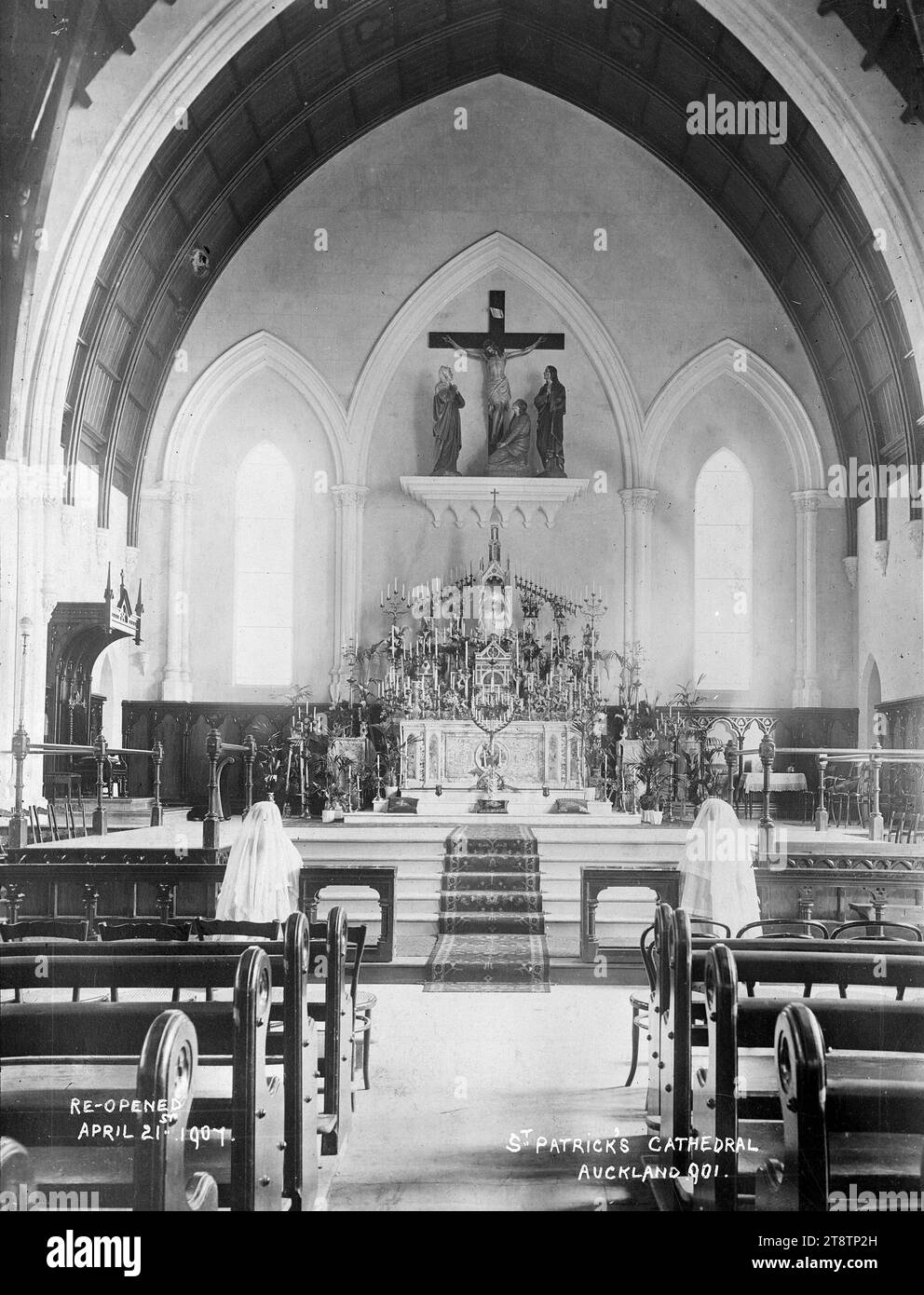Interior of St Patrick's Cathedral, Auckland, New Zealand, Interior of ...