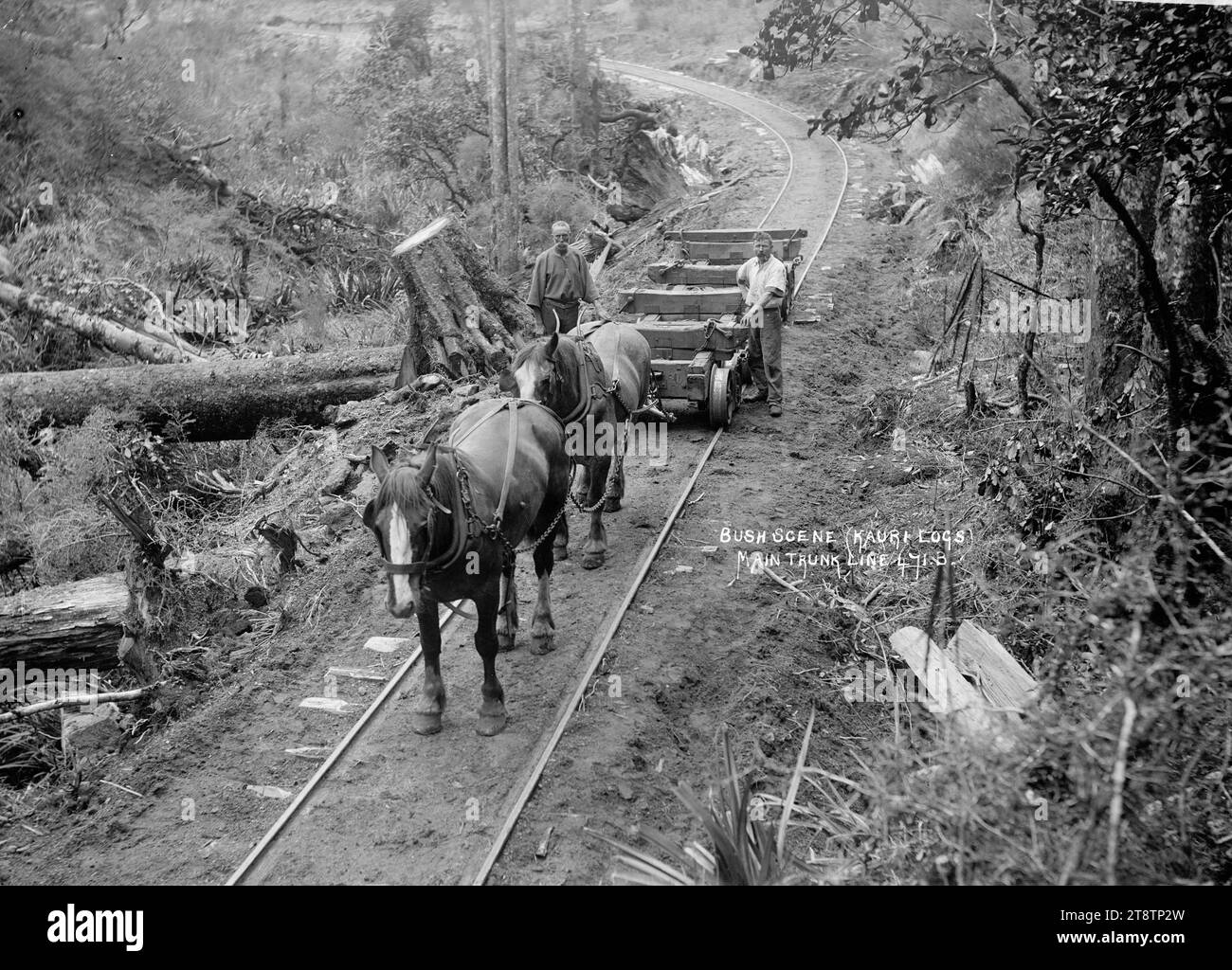 Horse drawn railway Black and White Stock Photos & Images - Alamy