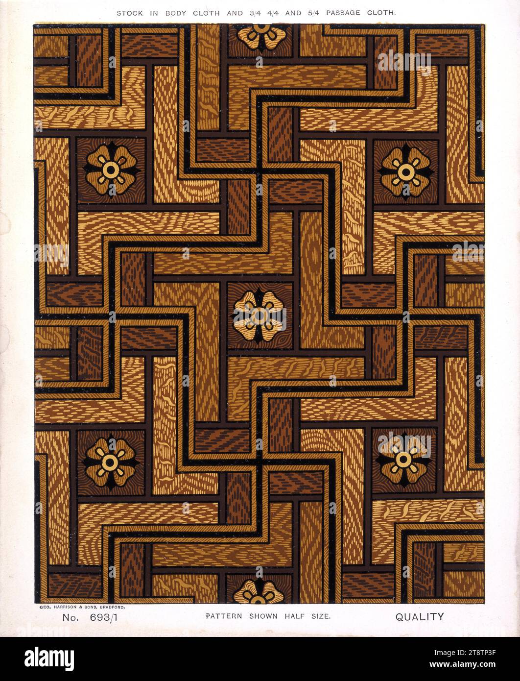 Floorcloth parquet pattern hi-res stock photography and images - Alamy