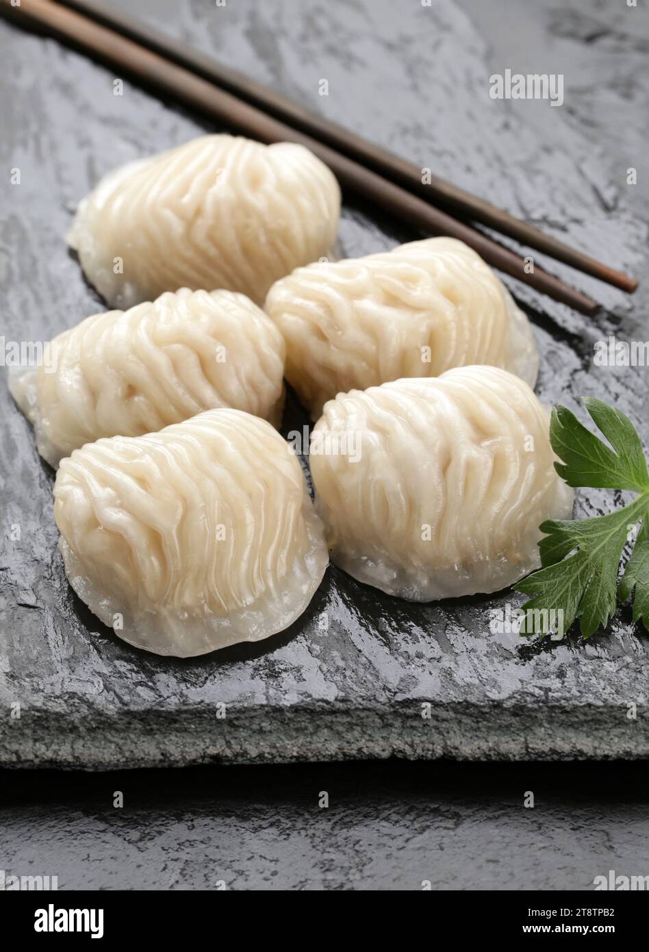 traditional asian dish dim sum with soy sauce Stock Photo - Alamy