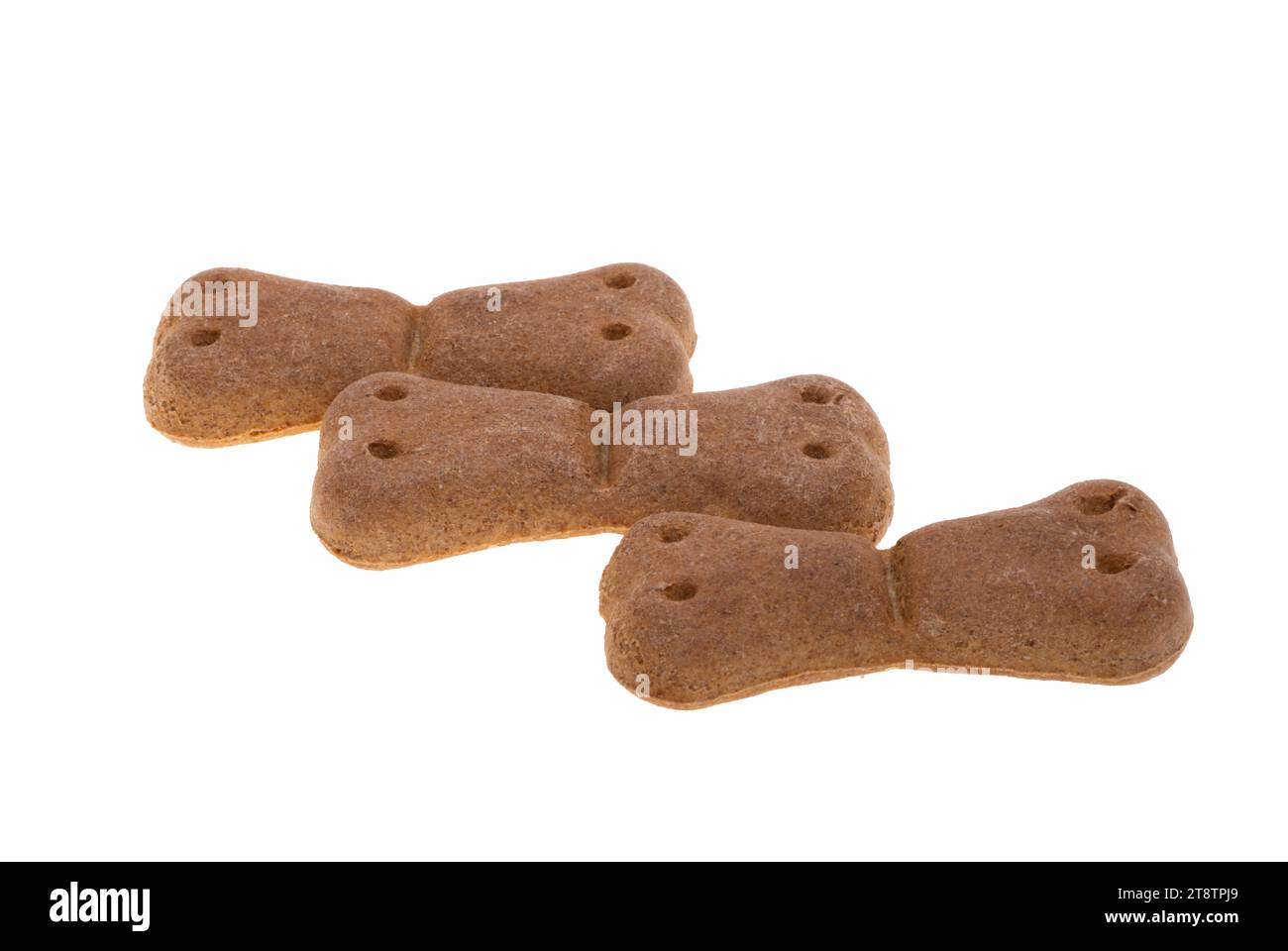 dog biscuits isolated on a white background Stock Photo - Alamy