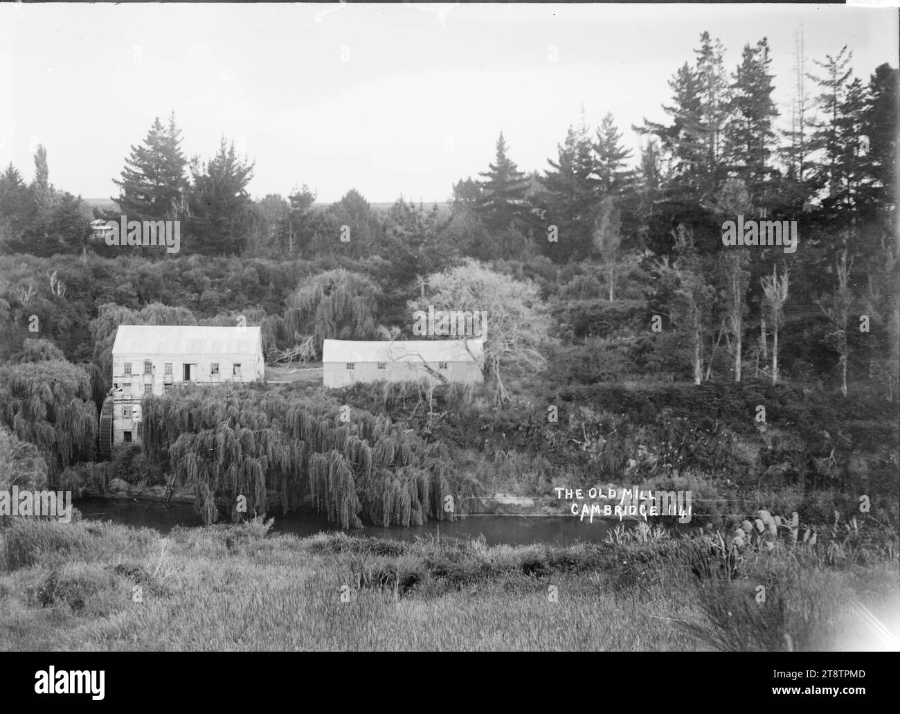 The Old Mill, Cambridge, circa 1920s, The Old Mill, beside a river ...