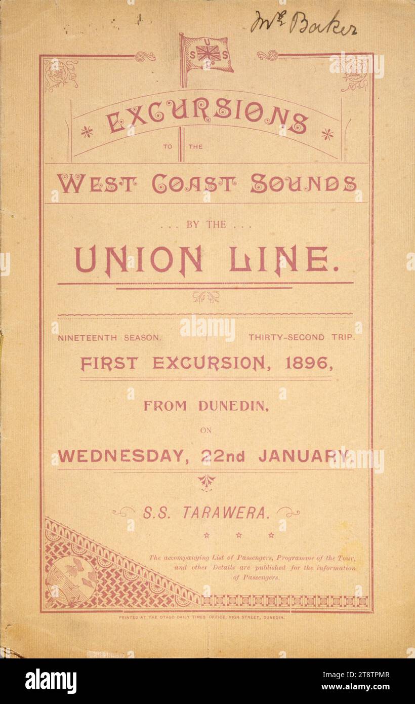 Union steam ship co flag hi-res stock photography and images - Alamy