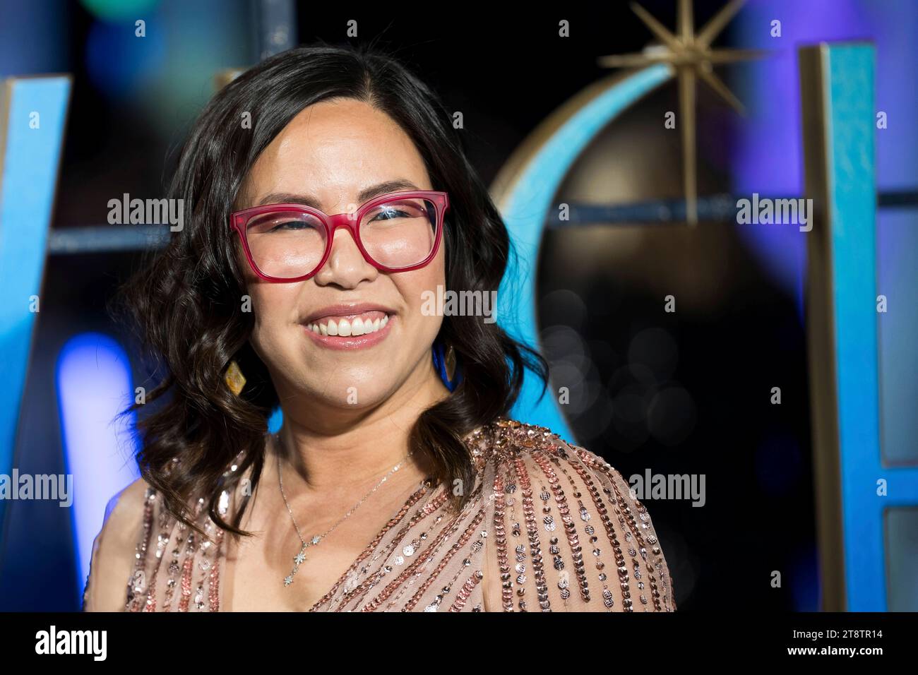 Fawn Veerasunthorn poses for photographers upon arrival at the premiere ...