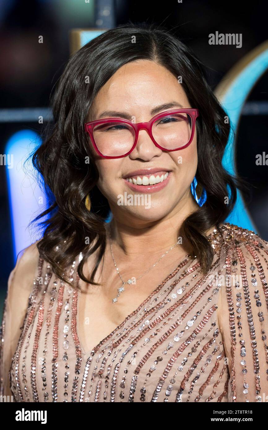 Fawn Veerasunthorn poses for photographers upon arrival at the premiere ...