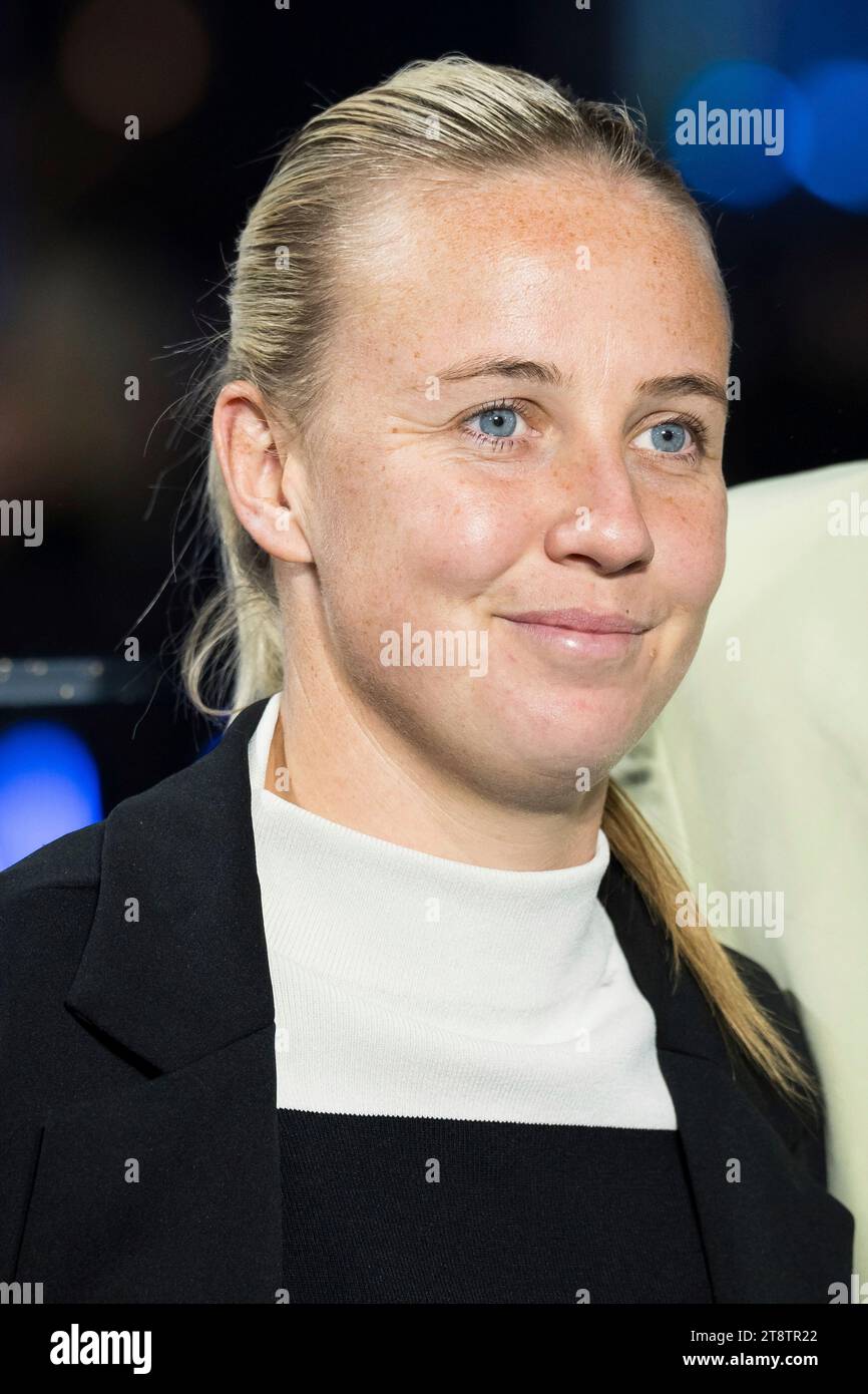 Beth Mead poses for photographers upon arrival at the premiere of the ...