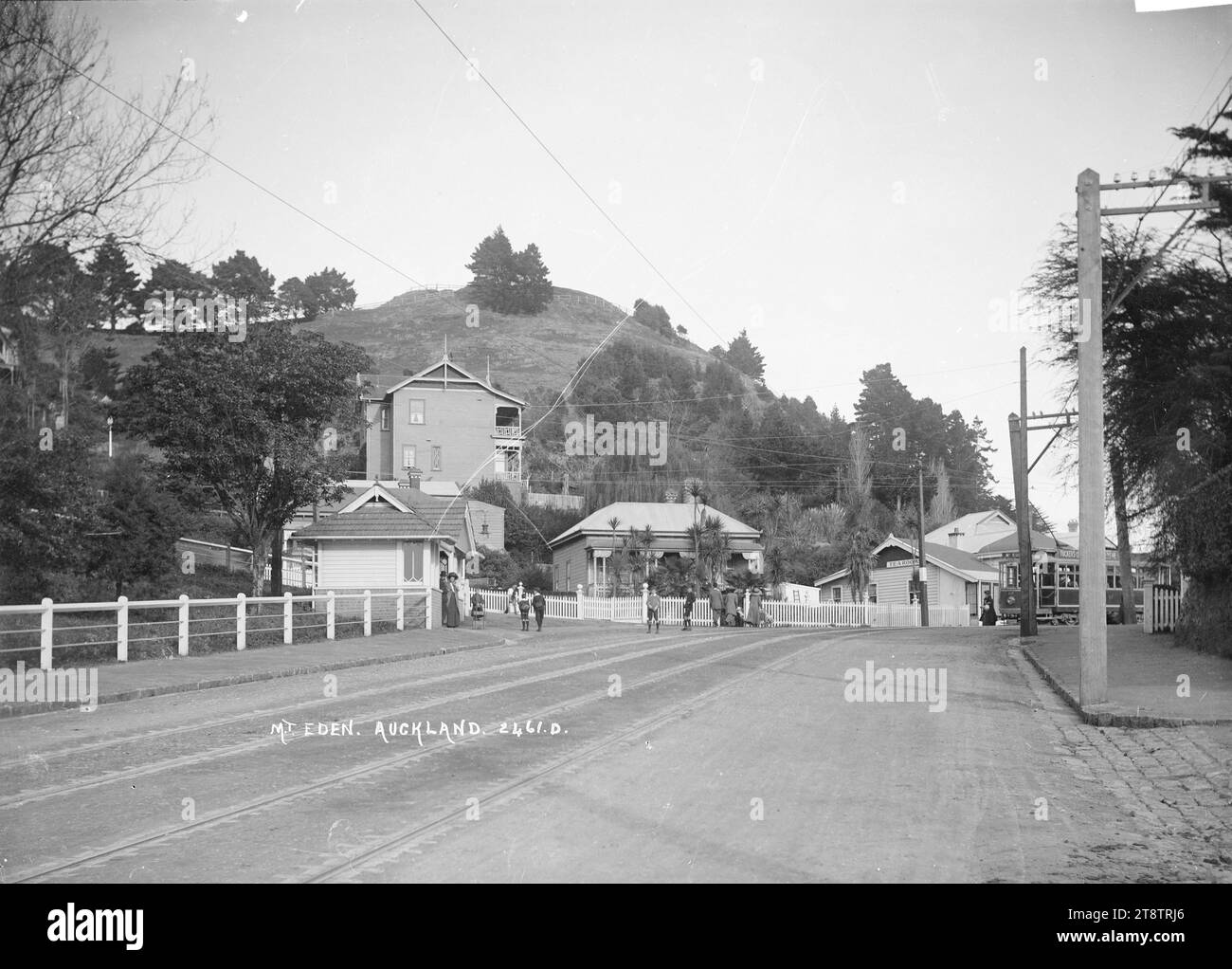 Mount Eden Road, Mount Eden, Auckland, New Zealand, View taken from the ...