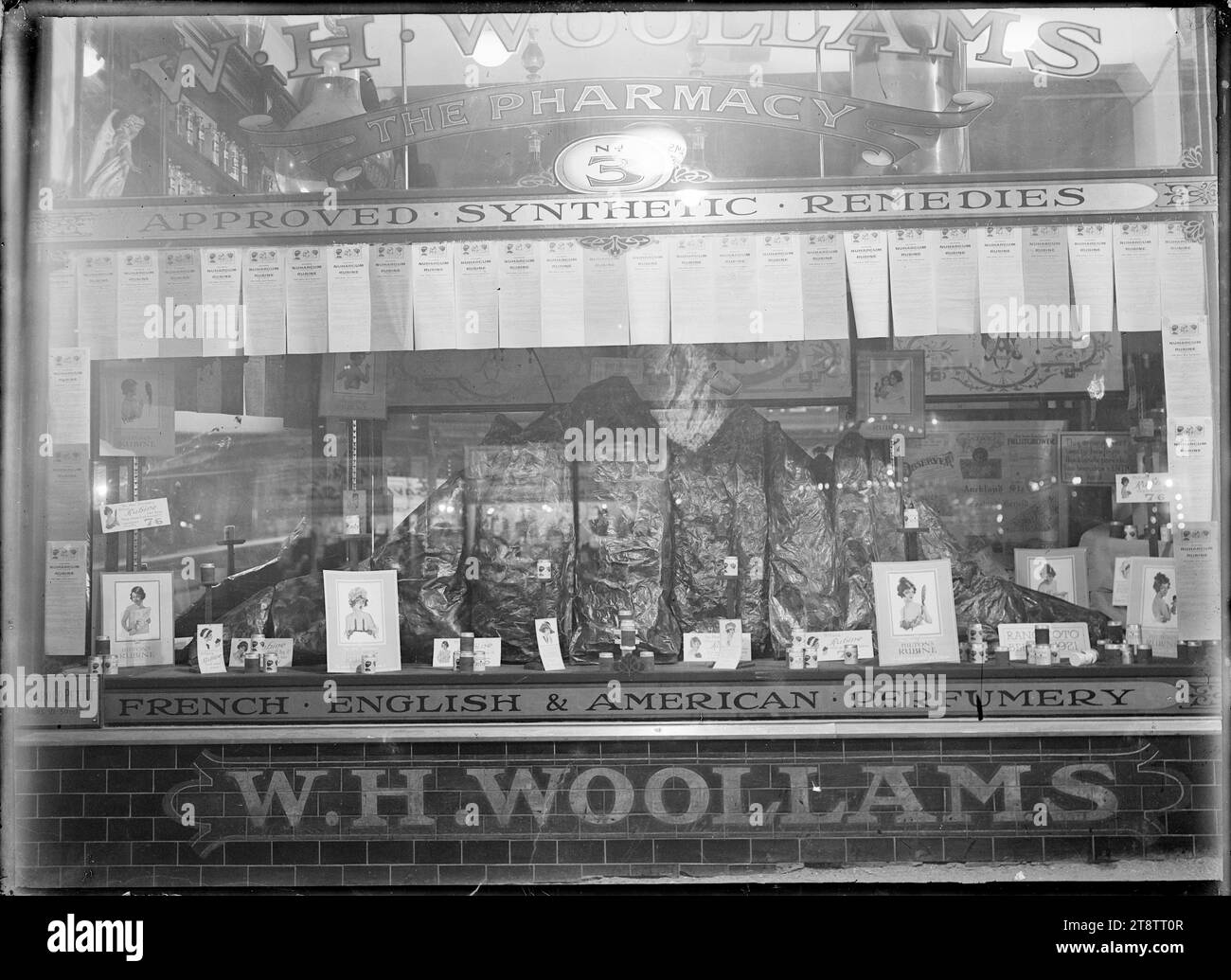 W H Woollams pharmacy, Queen Street, Auckland, New Zealand, Exterior of ...