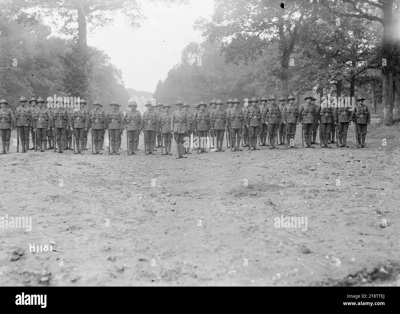 New zealand regimental platoon representing new zealand hi-res stock ...