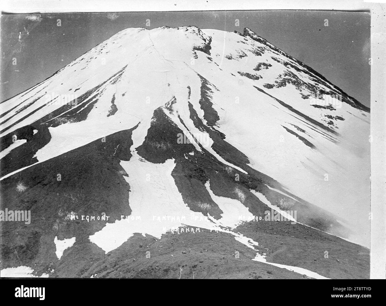 Mt Egmont from Fanthams Peak - Photograph taken by Harry Graham ...