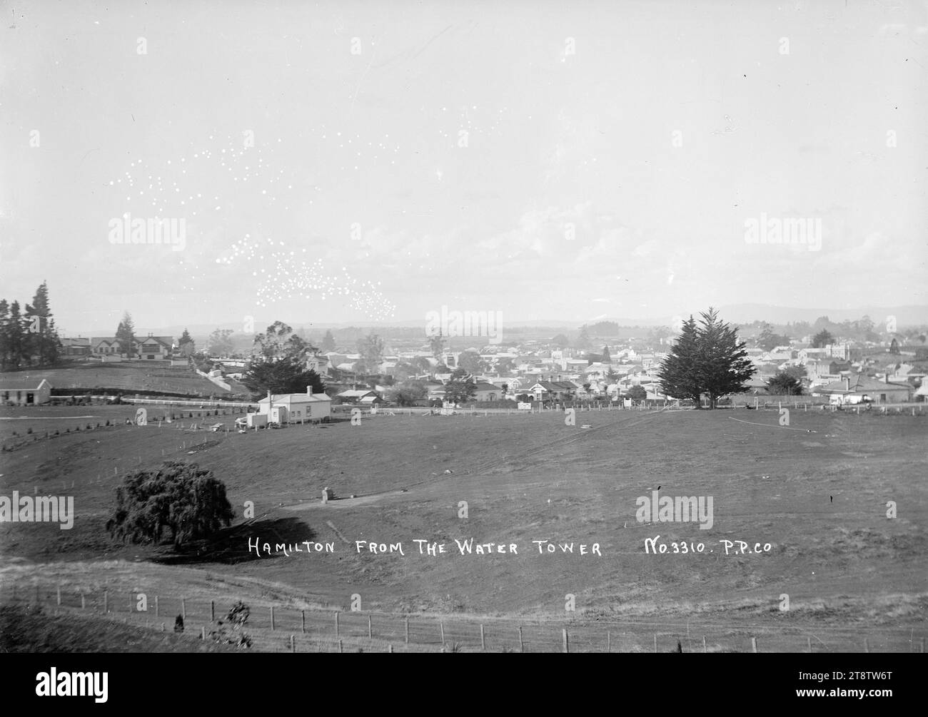 View of Hamilton, taken from the top of the water tower, circa 1910s ...