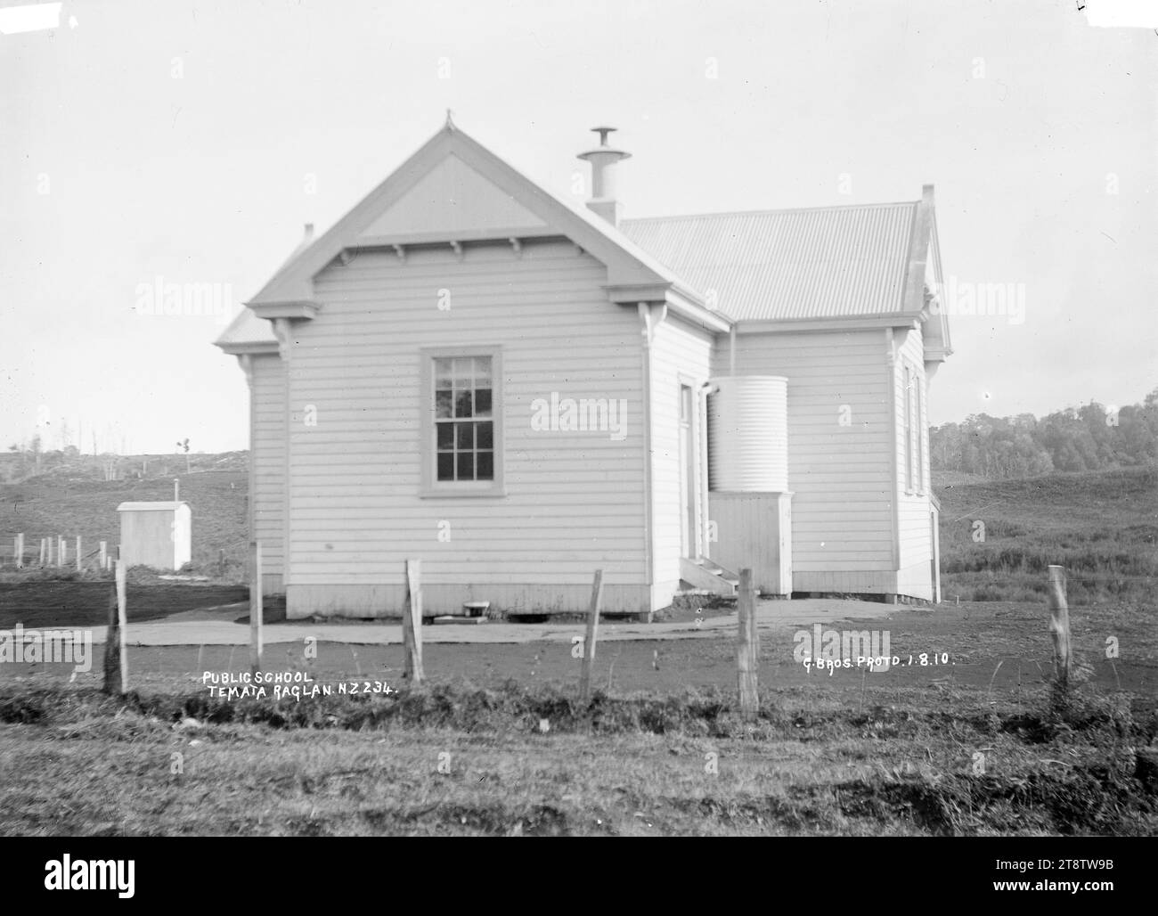 School building background in Black and White Stock Photos & Images - Alamy