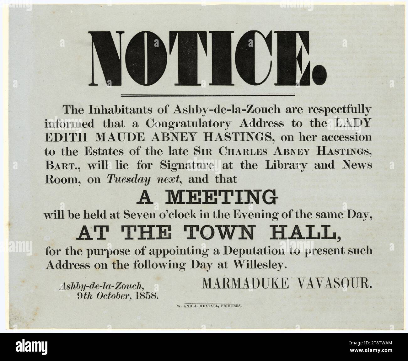 Lady edith maude abney hastings hi-res stock photography and images - Alamy