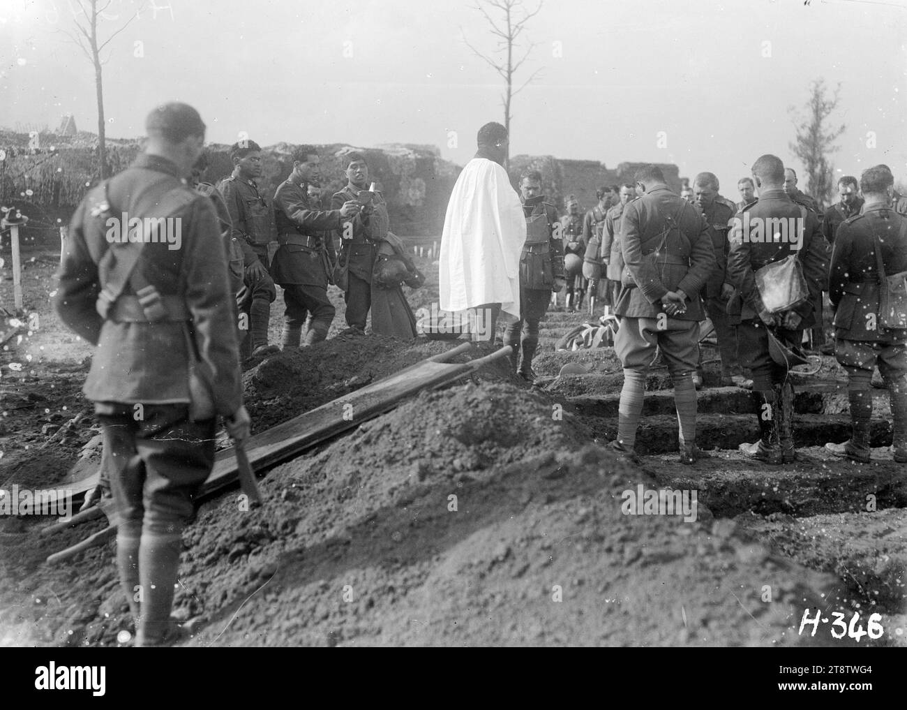 Pioneer Battalion soldiers at the funeral of Lieutenant-Colonel George ...