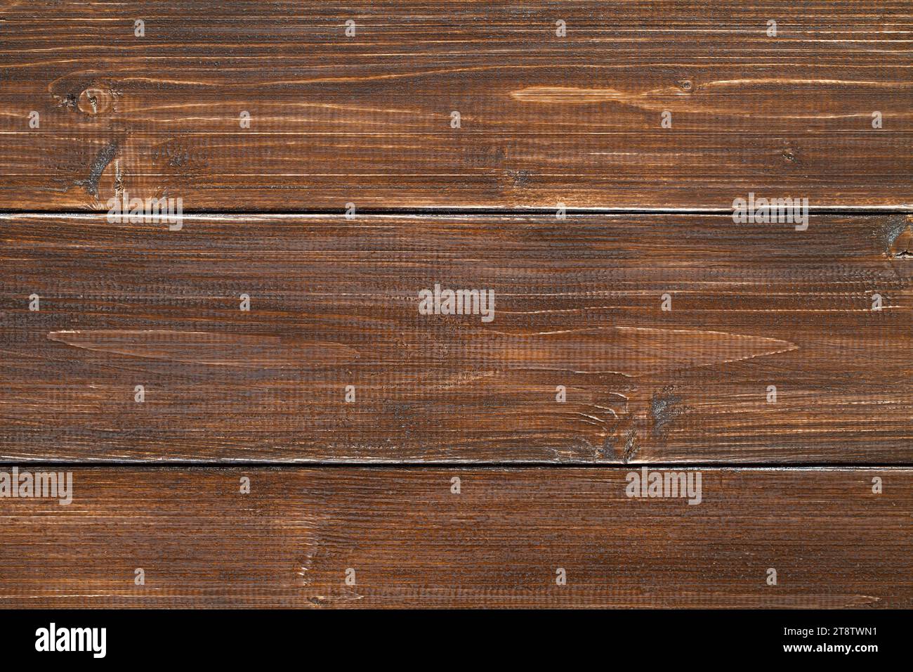 Background of wooden brown rough painted boards horizontal, countertop ...