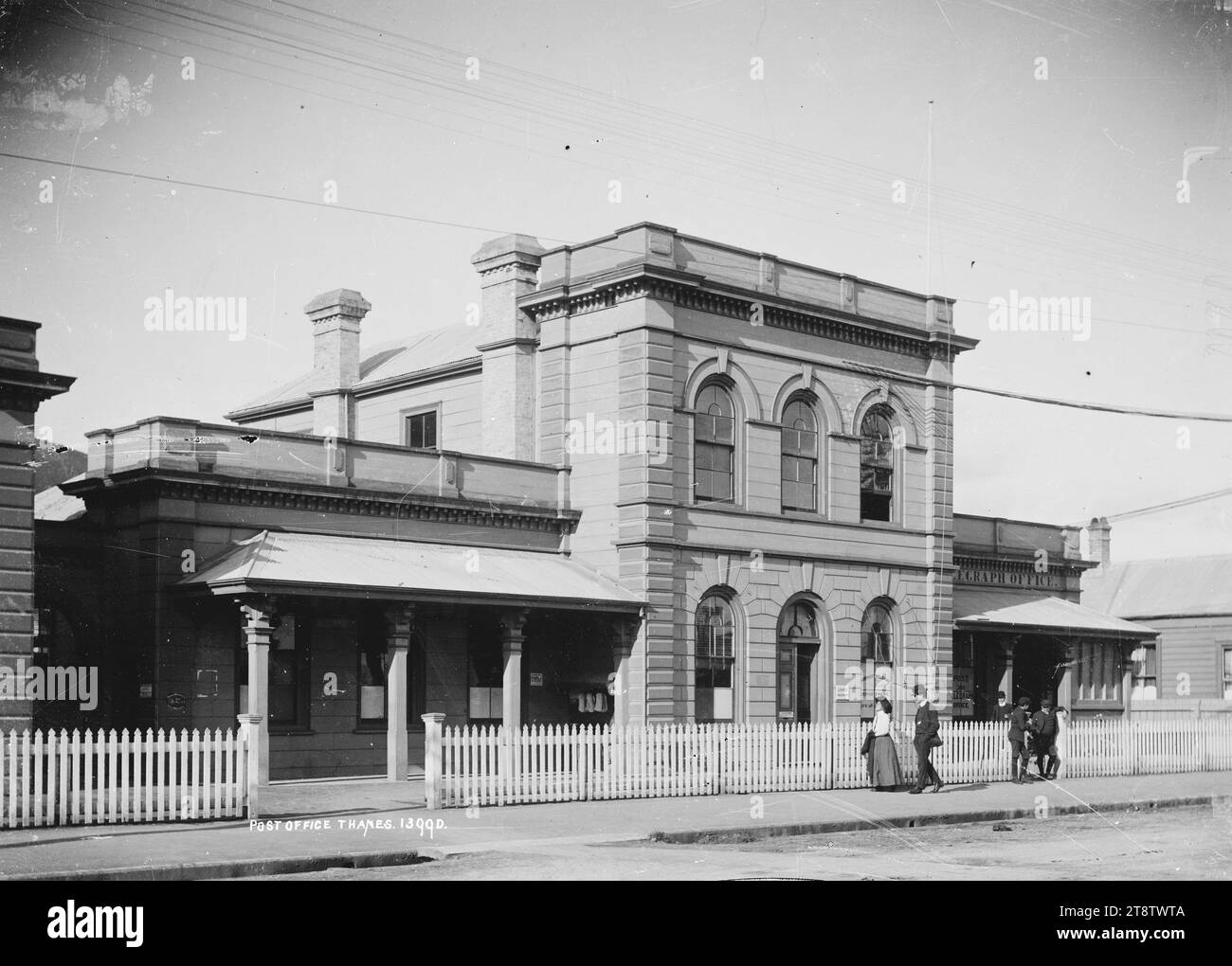 Post and Telegraph Office, Thames, Post and Telegraph Office in Queen ...