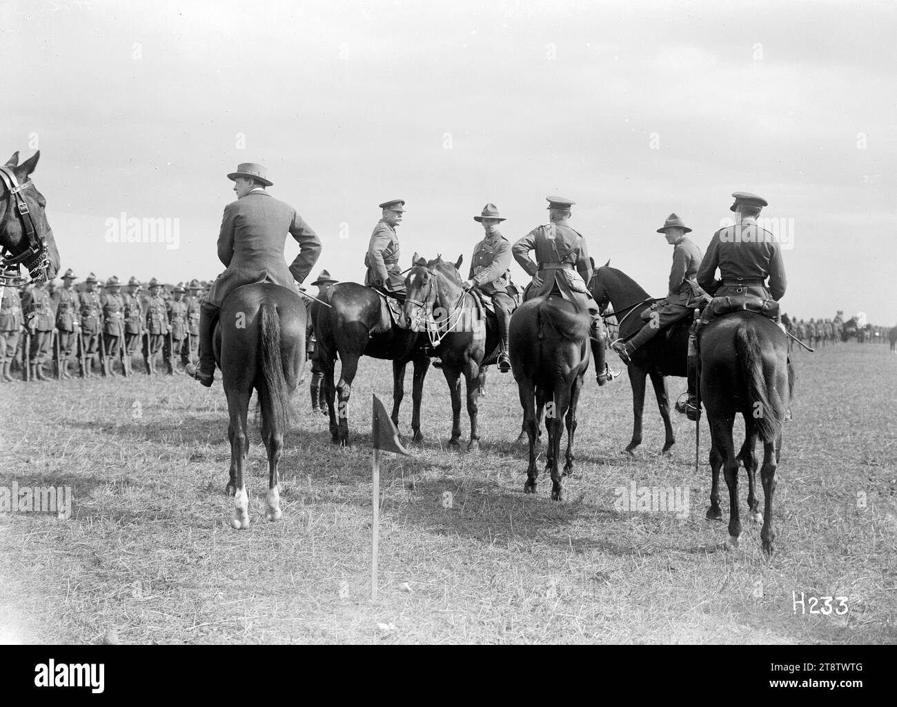 The Commander in Chief on the review ground, The Commander in Chief ...