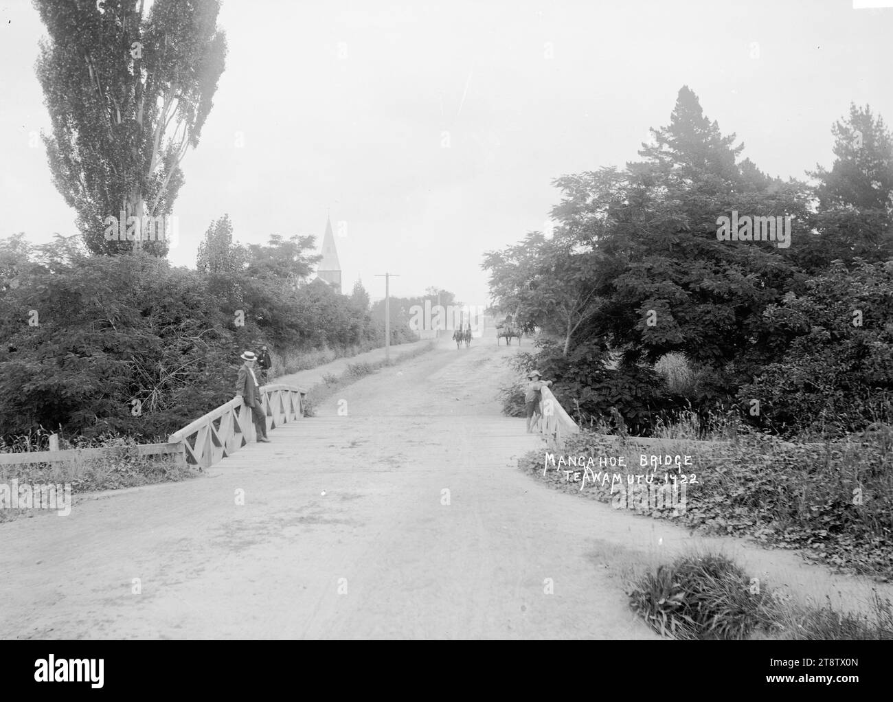Mangahoe Bridge, Te Awamutu, View of Mangahoe Bridge in Te Awamutu ...