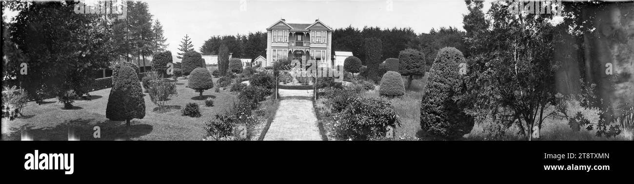 House and grounds of R H Edie, Edievale, Otago, between 1923-1928 Stock ...