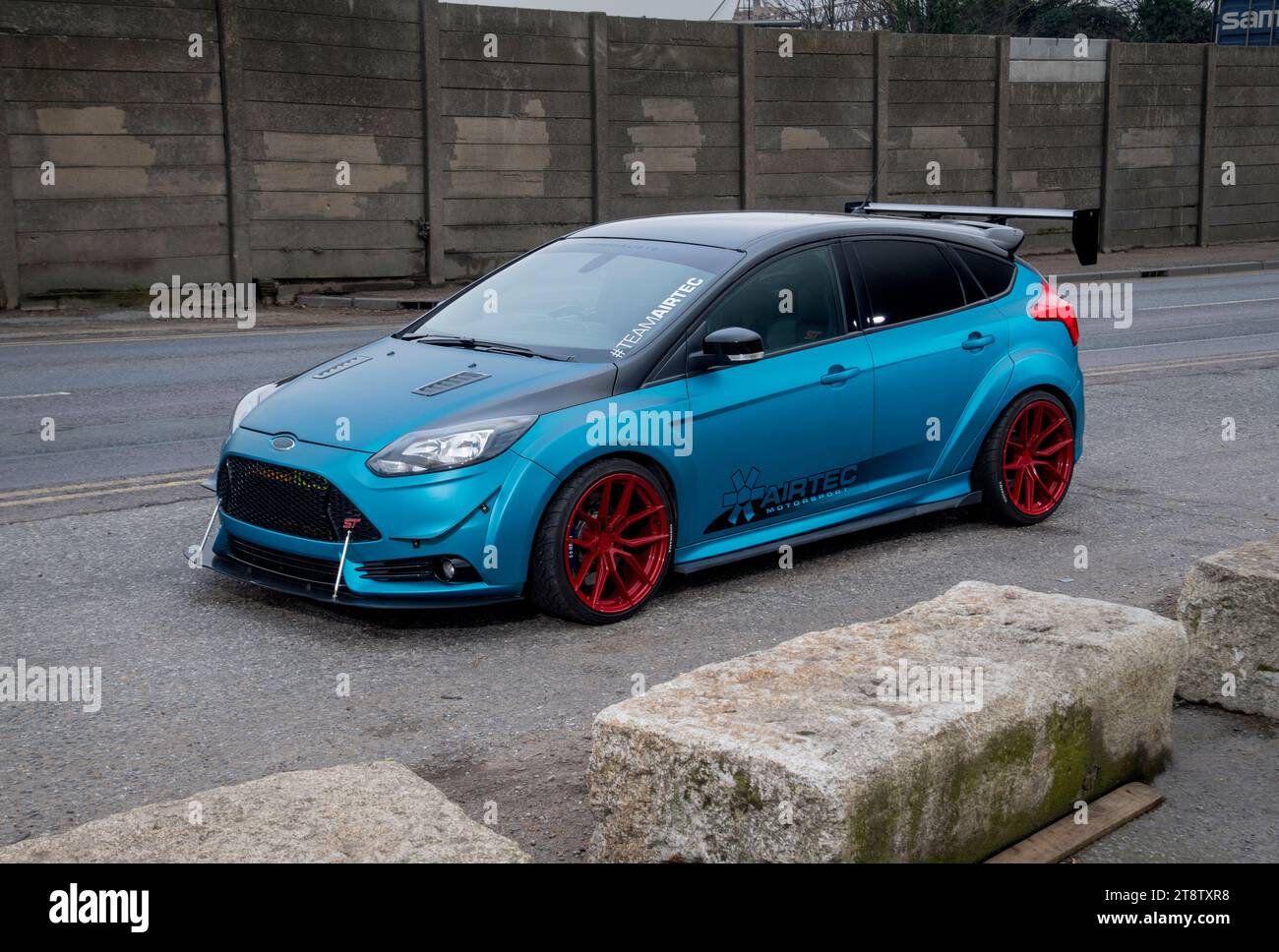 Heavily modified Mk3 Ford Focus ST Stock Photo - Alamy