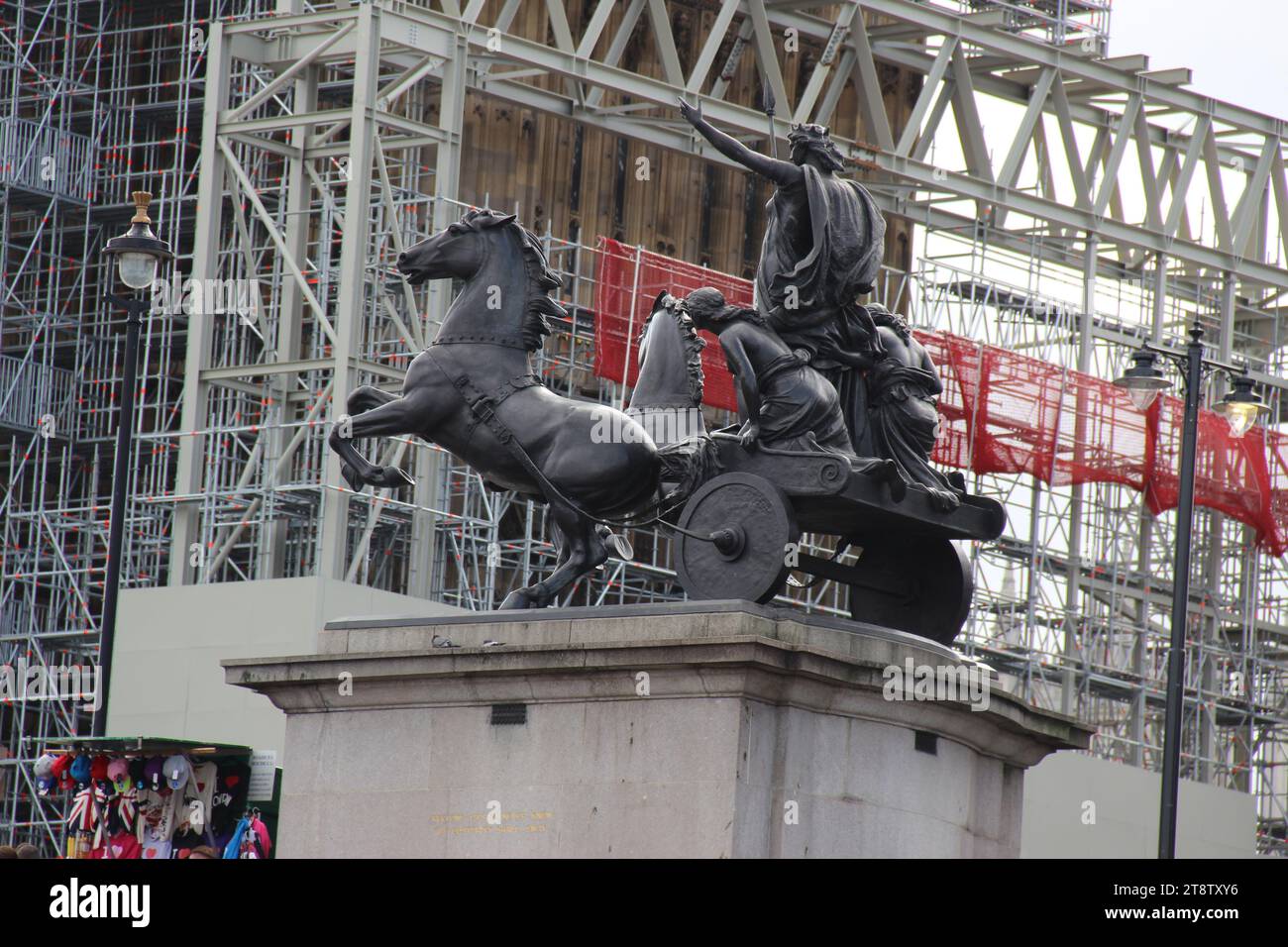 Palace of Westminster Boudiccan Rebellion Statue, Queen Boudicca was ...