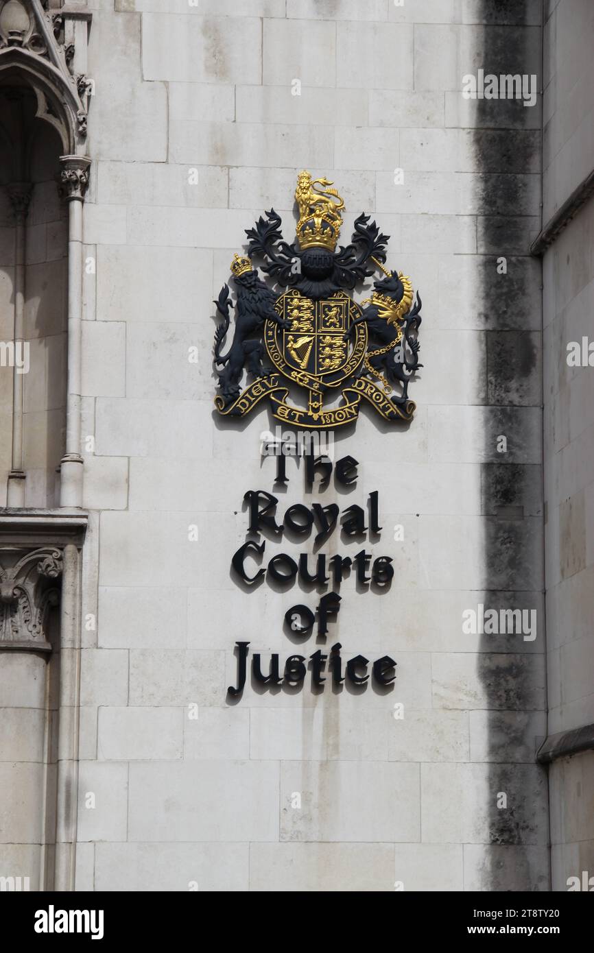 London Royal Courts of Justice, London, England, UK Stock Photo - Alamy
