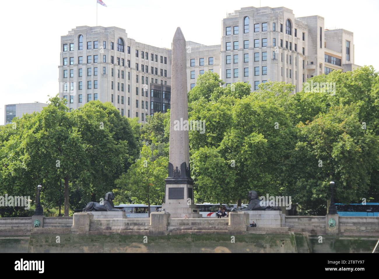 London Cleopatra's Needle, Egyptian Obelisk, London, England, UK Stock ...