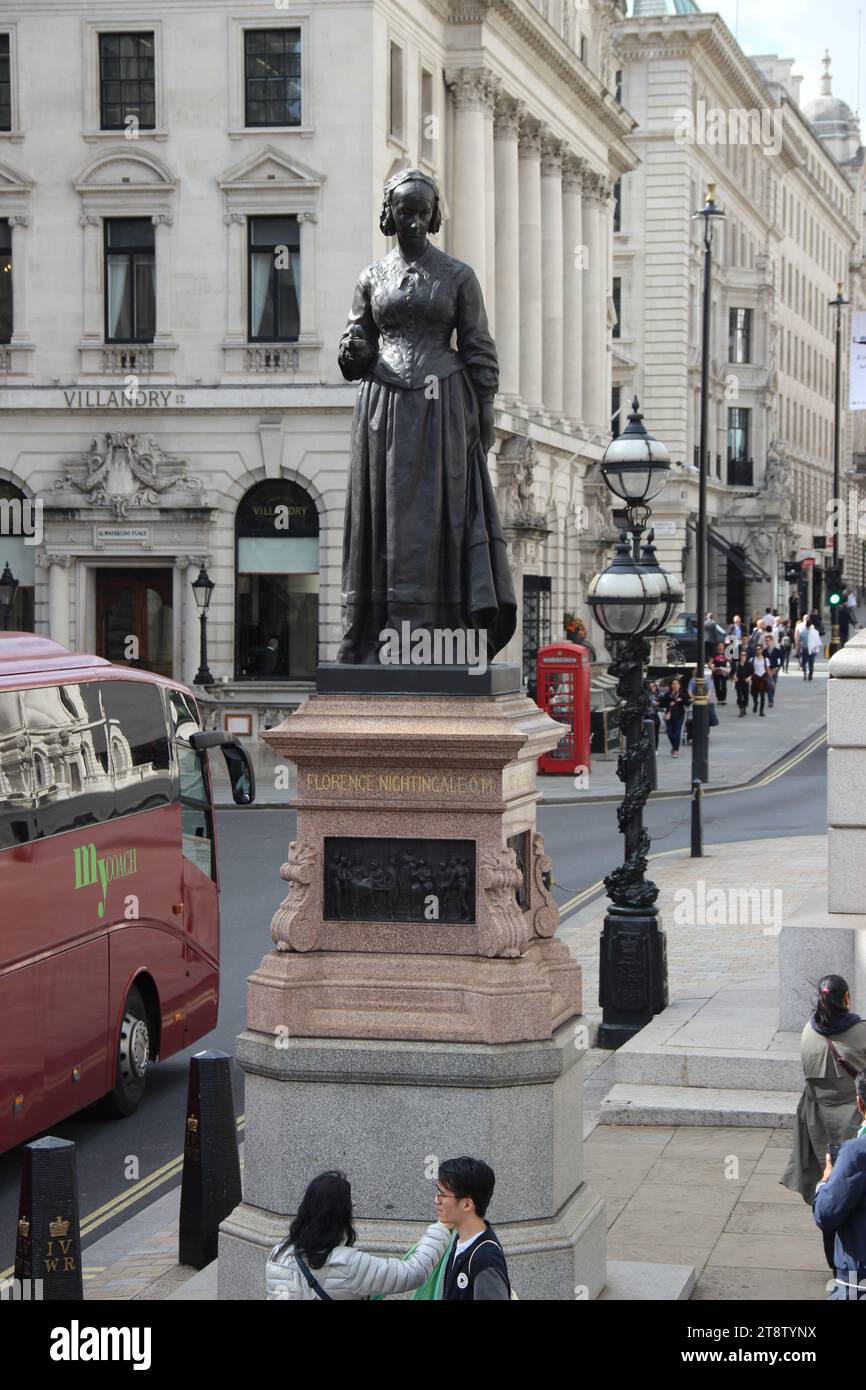London Florence Nightingale Statue, London, England, UK Stock Photo - Alamy