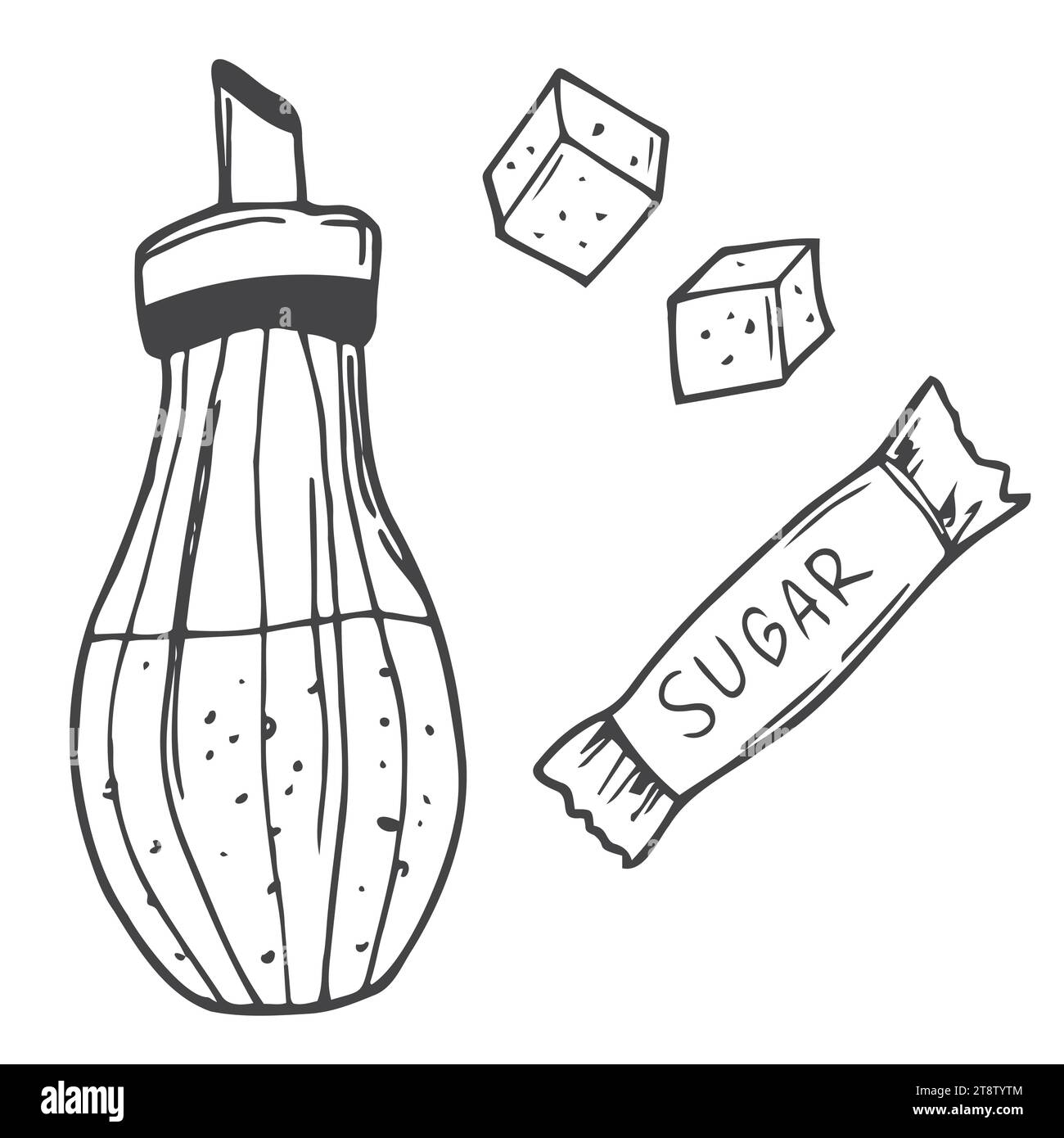 Cube sugar vector vectors hi-res stock photography and images - Alamy
