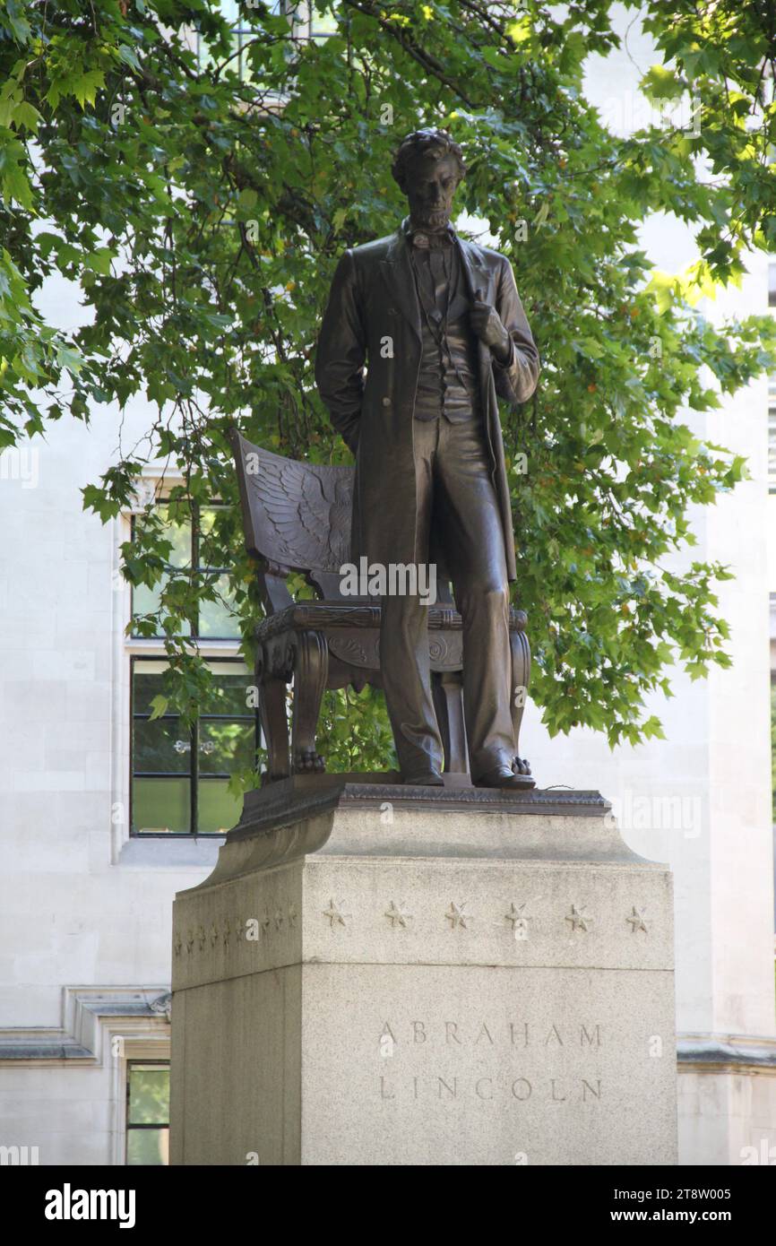 Palace of Westminster Statue of Abraham Lincoln, London, England, UK ...