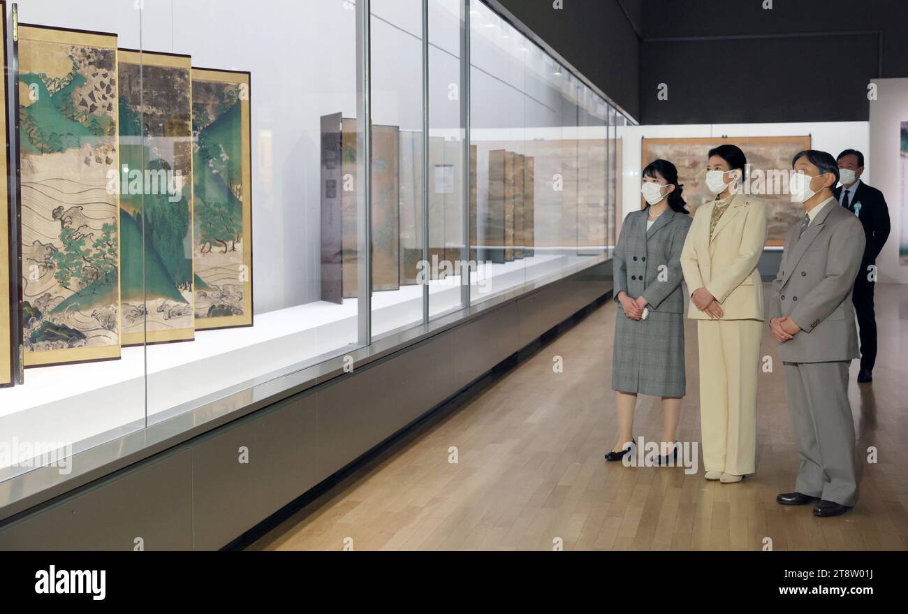 Japanese Emperor Naruhito, Empress Masako, and their daughter Aiko ...