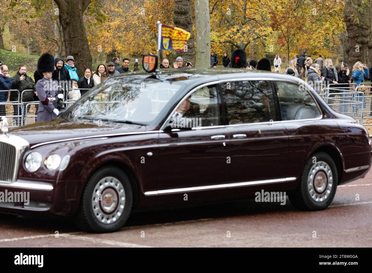 London, UK. 21st Nov, 2023. State visit of South Korean President Yoon ...