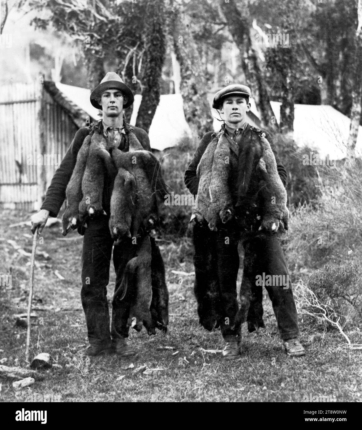 Two men catch Black and White Stock Photos & Images - Alamy