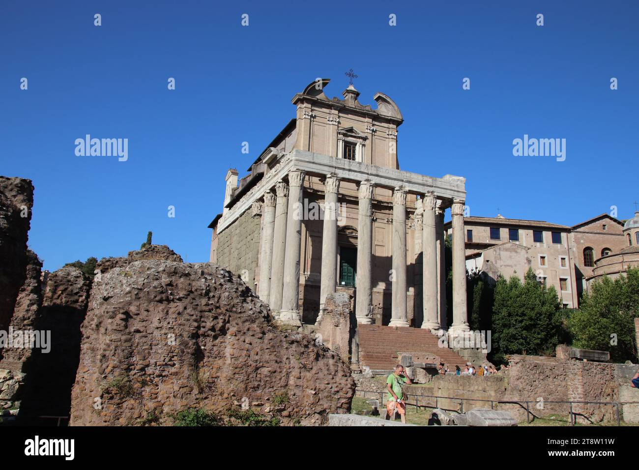 Roman Forum (Forum Romanum): Temple of Antoninus & Faustina, Ancient ...