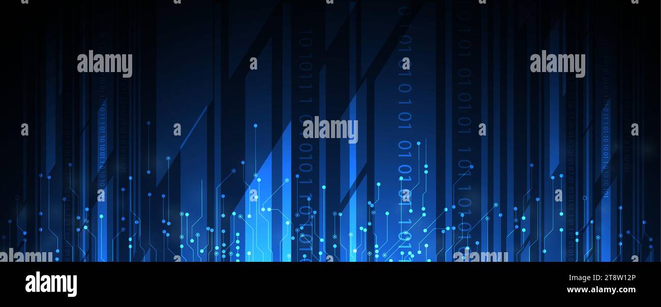 Technology Network Vector Background.. Science and technology ...