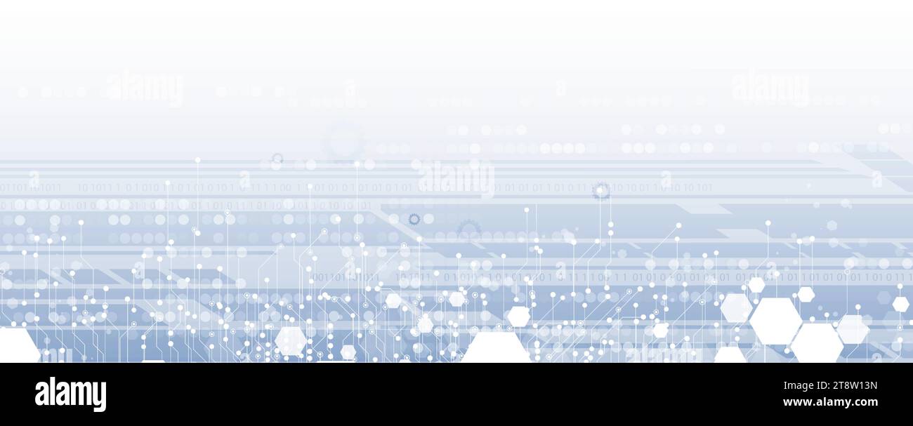 Technology Network Vector Background.. Science and technology ...