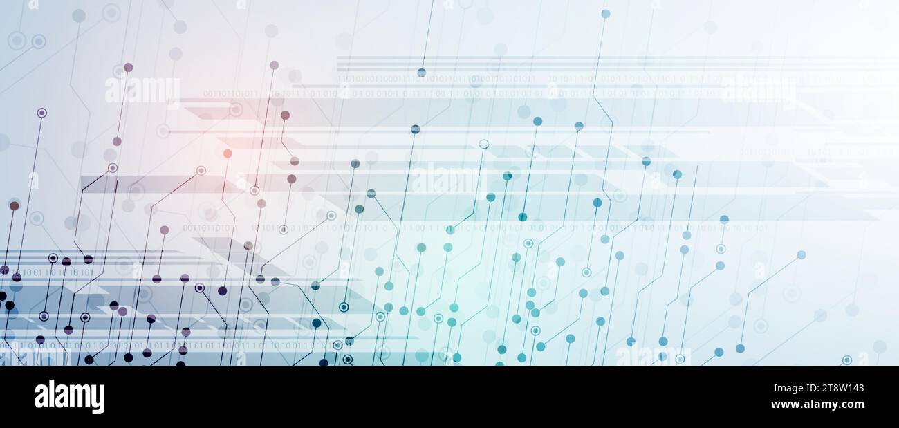 Technology Network Vector Background.. Science and technology ...