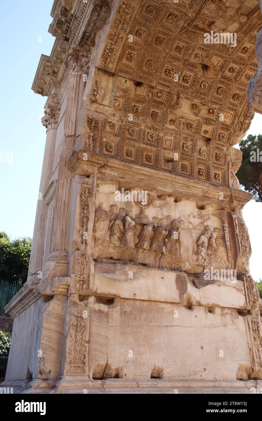 Roman Forum (Forum Romanum): Arch of Titus, Looting of Jewish Temple in ...